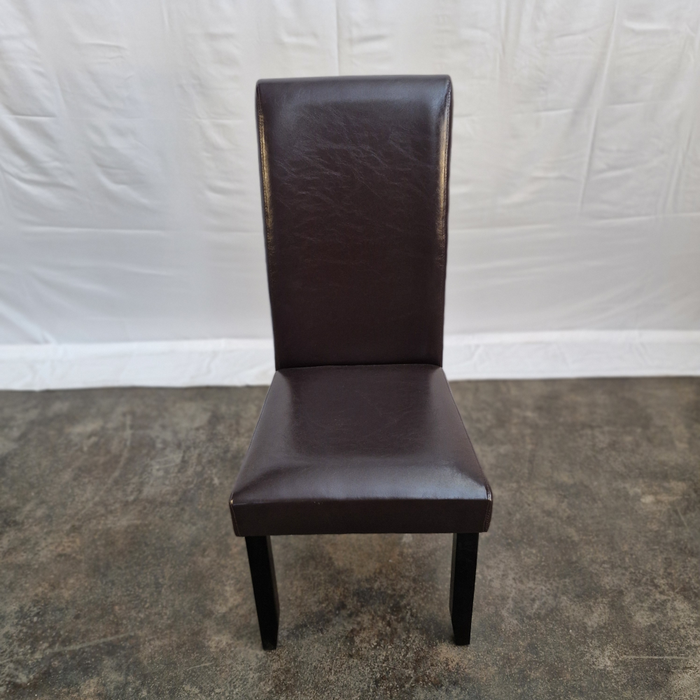 Knight Dining Chair Brown - Bidsy