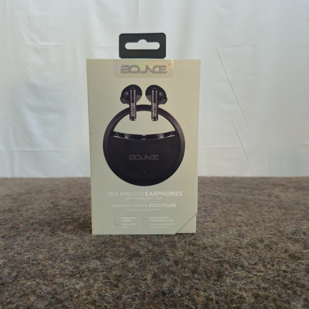 Bounce Proton Series True Wireless Earphones with Charging Cable - Bidsy